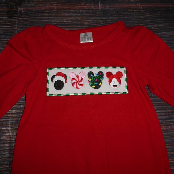 One Pieces | Boutique Baby Girls Minnie Mouse Christmas Ruffle Romper Jumpsuit | Poshmark